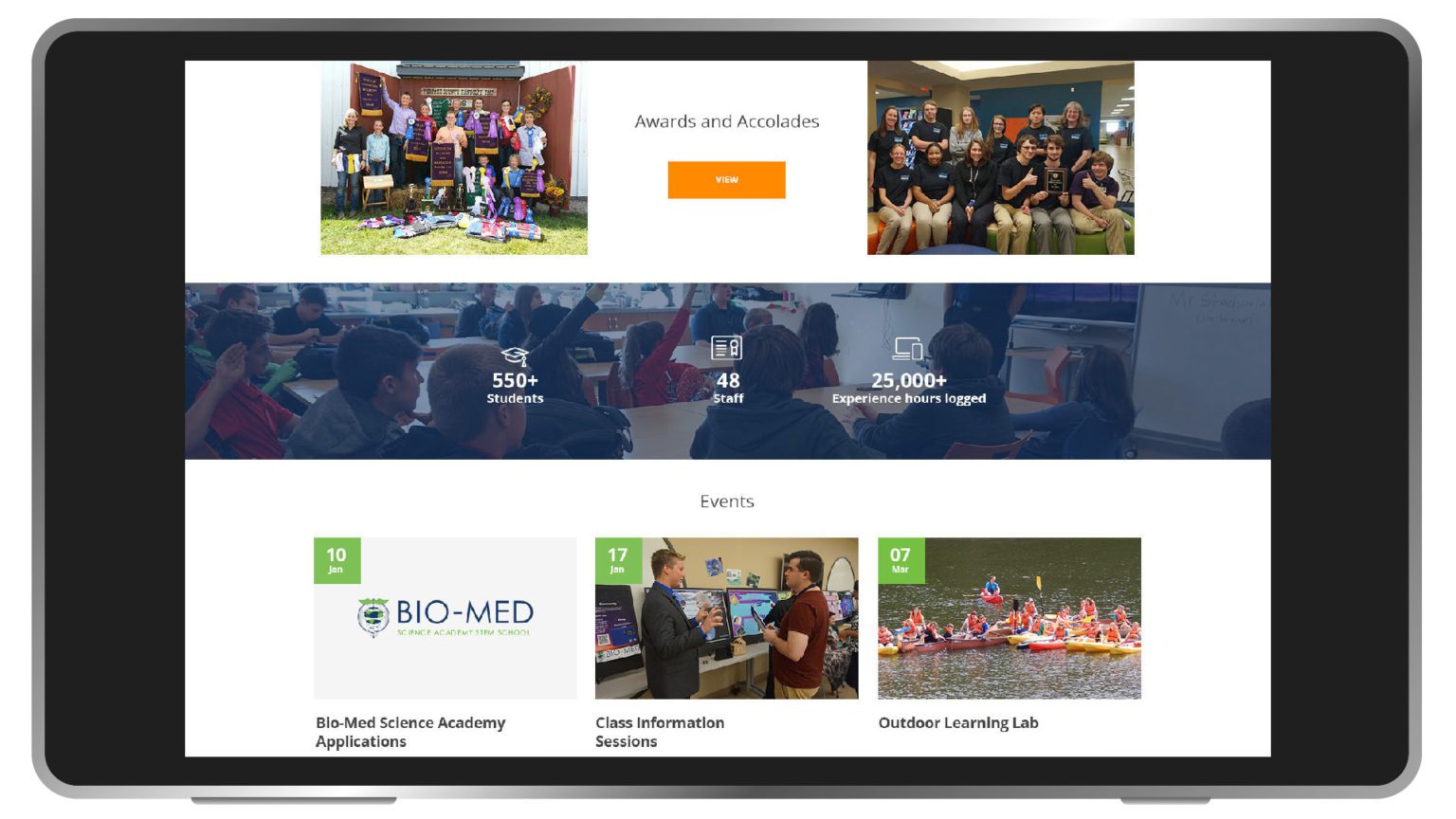 Bio-Med Science Academy Website